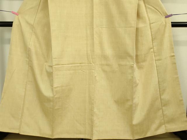 平和屋本店□極上 花織 紬 薄い蒸栗色地 鈴乃屋扱い 逸品 DZAA8901kh5