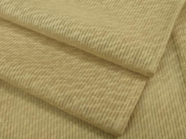 平和屋着物■極上　夏物　色無地　縦絽　霞紋紗　枯色　逸品　未使用　DZAA9107kh5