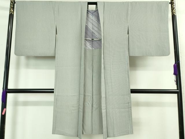 平和屋着物■極上　長羽織　縞　羽織紐付き　逸品　DZAA9112kh5