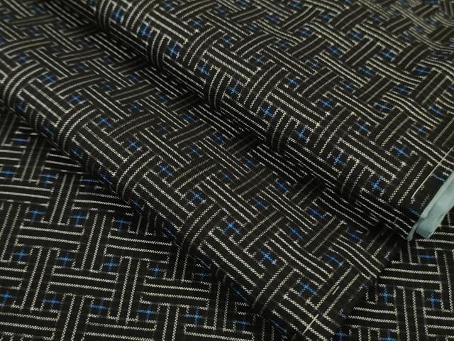 平和屋着物■希少　本場大島紬　龍郷絣　秋名バラ　逸品　DZAA9182kh5