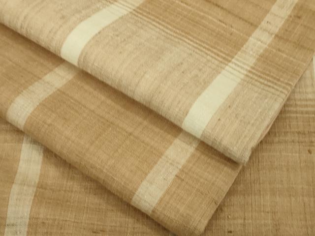 平和屋着物■極上　紬　格子　逸品　DZAA9199kh5