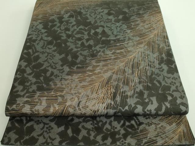 平和屋着物■極上　全通柄袋帯　草花文　逸品　未使用　DZAA9273kh5