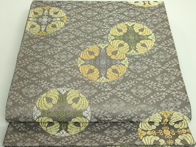 平和屋着物■極上　六通柄袋帯　有職織類集　金銀糸　逸品　DZAA9305kh5