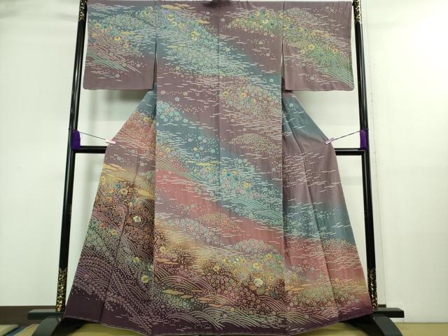 平和屋着物■極上　訪問着　辻が花　絞り　暈し染め　逸品　未使用　DZAA9554kh5
