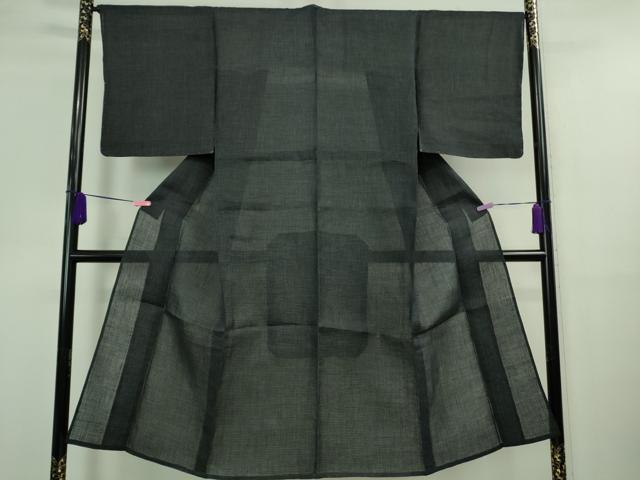 平和屋着物■極上　夏物　男性　石川県指定無形文化財　能登上布　本麻手織上布　逸品　未使用　DZAA9673kh5