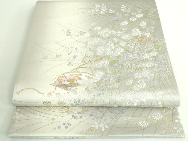 平和屋着物□極上 金彩友禅 卓越技能者・名工・和田光正 太鼓柄袋帯