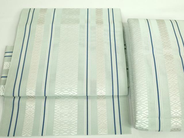 平和屋着物■極上　夏物　本場筑前博多織　つけ帯　紗献上　夏虫色地　逸品　DZAA9761kh5