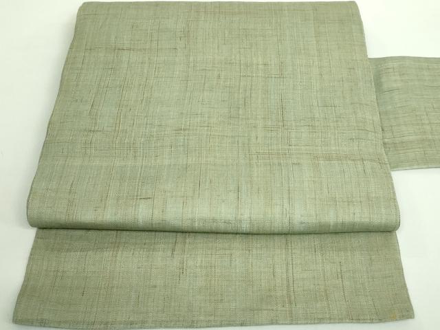 平和屋着物■極上　夏物　九寸名古屋帯　麻　逸品　DZAA9780kh5