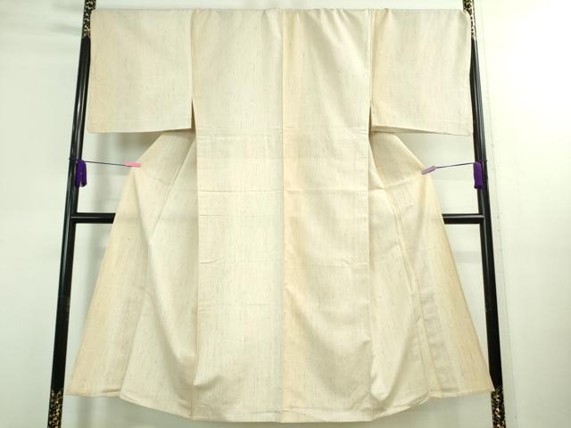 平和屋本店■極上　男性　ぜんまい紬　単衣　キングサイズ　逸品　DZAA9912kh5