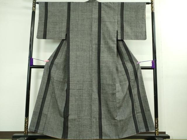 平和屋着物■極上　本場結城紬　重要無形文化財　100亀甲　間道　松坂屋扱い　逸品　未使用　DZAA9992kh5