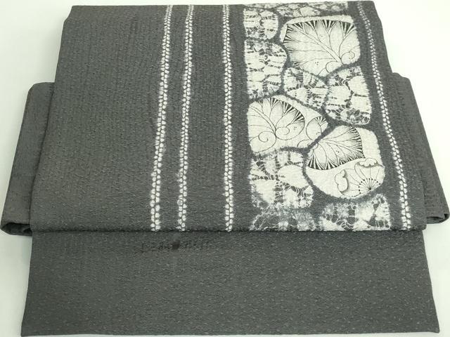 平和屋着物■極上　つけ帯　辻が花　葵　逸品　DZAB0028kh5