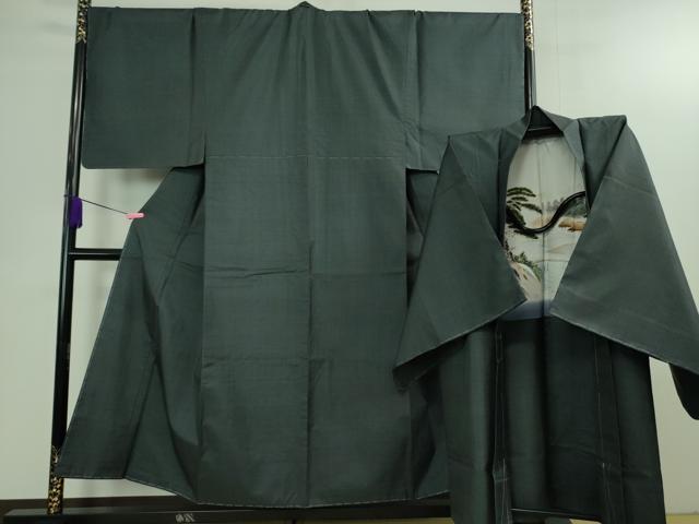 平和屋着物■極上　男性　本場大島紬　アンサンブル　キングサイズ　長羽織　100亀甲　総詰め　逸品　未使用　DZAB0108kh5