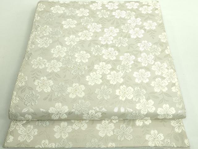 平和屋着物■極上　六通柄袋帯　有職唐織　舞桜　金銀糸　逸品　DZAB0236kh5