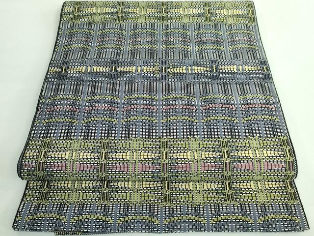 平和屋着物■極上　本場筑前博多織　伝統工芸士　寺田寛志　八寸名古屋帯　逸品　DZAB0484kh5