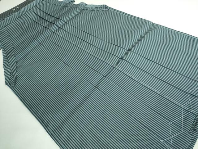 平和屋着物■極上　男性　馬乗り袴　縞　茶喜仙台平　茶喜謹製　縞　逸品　未使用　DZAB0545kh5