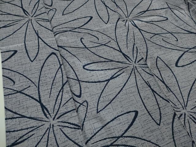 平和屋着物□極上 本場染大島紬 舞花文 逸品 DZAB0566kh5