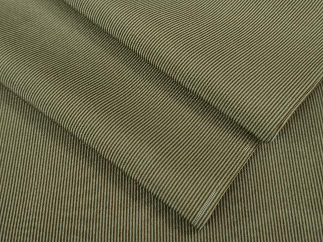 平和屋着物■極上　江戸小紋　単衣　両面染　樺色×空五倍子色　ほていや扱い　逸品　未使用　DZAB0574kh5