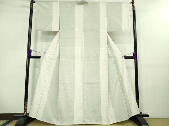 平和屋着物■極上　本塩沢　単衣　110亀甲　間道　逸品　DZAB0622kh5