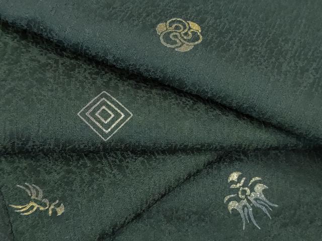 平和屋着物■極上　道中着　リバーシブル　ロング丈　隈取　墨流し　暈し染め　逸品　DZAB0640kh5