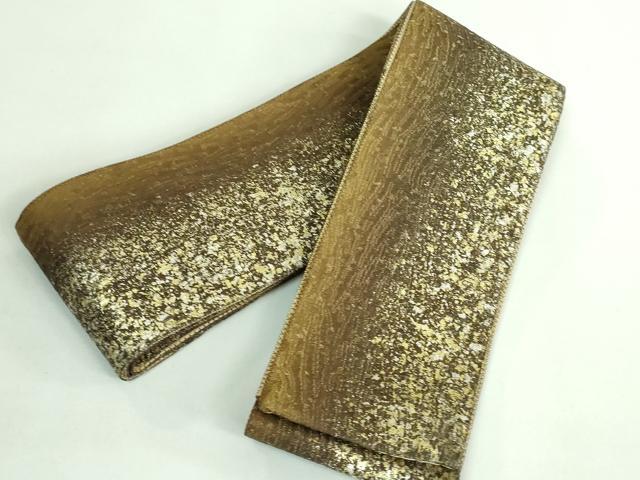 平和屋着物■極上　男性　角帯　間道　金銀彩　逸品　DZAB0670kh5