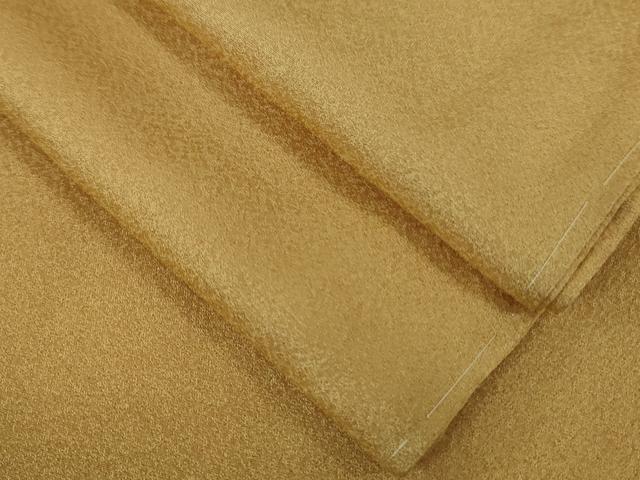 平和屋着物■極上　色無地　飴色　逸品　未使用　DZAB0779kh5