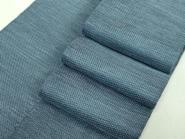 平和屋着物■極上　男性　西陣　鳥居良謹製　角帯　紬地　証紙付き　逸品　未使用　DZAB0917kh5