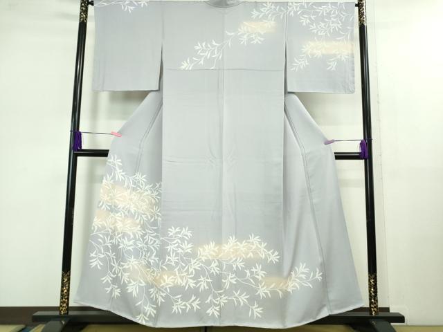 平和屋着物■極上　訪問着　枝花文　淡藤色地　暈し染め　金彩　逸品　未使用　DZAB1034kh5