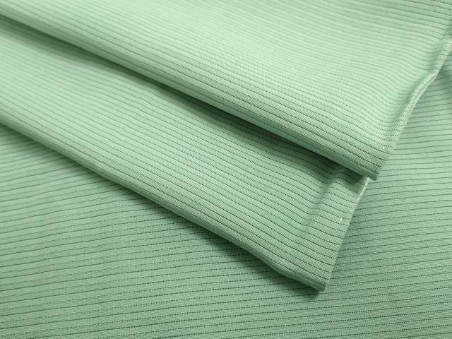 平和屋着物■極上　夏物　色無地　絽　薄青色　反端付き　逸品　未使用　DZAB1077kh5