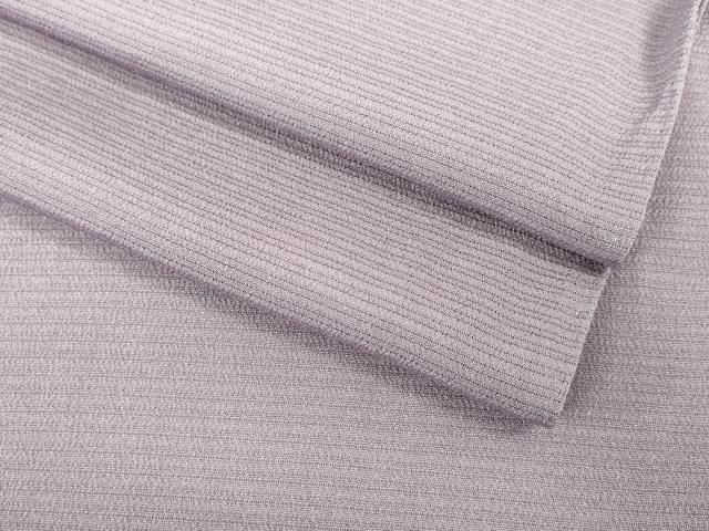 平和屋着物■極上　夏物　色無地　絽縮緬　葡萄鼠色　三越扱い　逸品　未使用　DZAB1081kh5