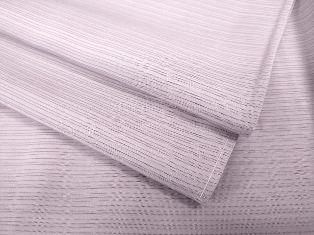 平和屋着物■極上　夏物　色無地　変わり絽　葡萄鼠色　逸品　未使用　DZAB1082kh5