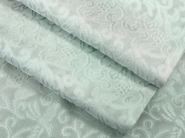 平和屋着物■極上　道中着　スリーシーズン　春夏秋　塵除け　ロング丈　花唐草紋紗　暈し染め　逸品　DZAB1086kh5