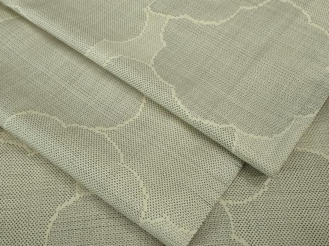 平和屋着物■極上　本場大島紬　白大島　160亀甲　雲重ね　逸品　DZAB1111kh5