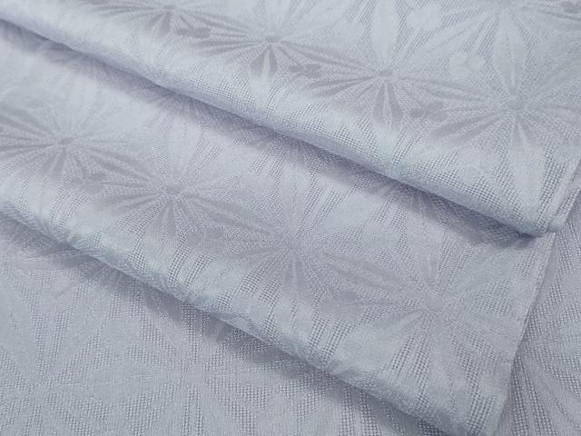 平和屋着物■極上　夏物　色無地　花紋紗　白藤色　逸品　DZAB1115kh5