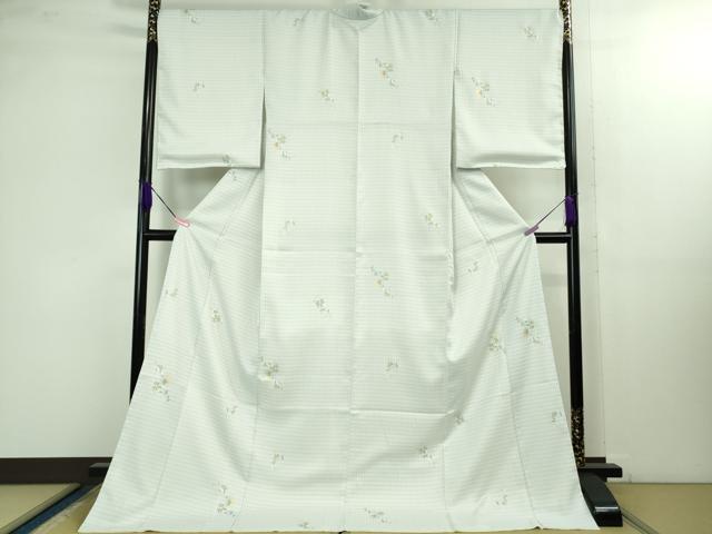 平和屋着物■極上　訪問着　草花文　金彩　ロング丈　逸品　未使用　DZAB1416kh5