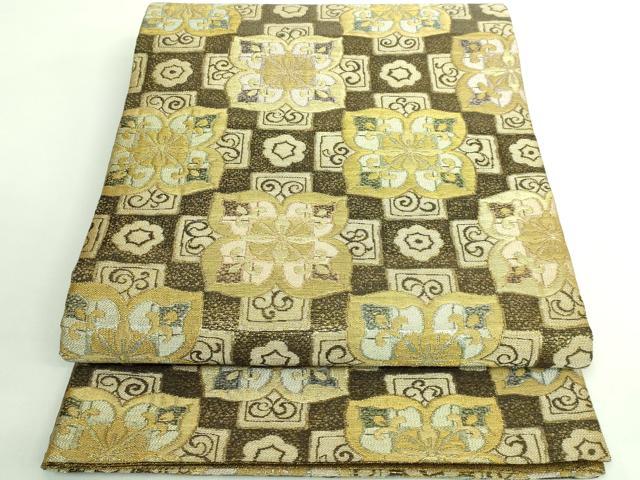 平和屋着物■極上　創業280年　誉田屋源兵衛　六通柄袋帯　兆寿尽くし　金糸　逸品　DZAB1501kh5