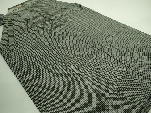 平和屋本店■極上　男性　人間国宝　甲田綏郎　精好仙台平　行灯袴　縞　逸品　未使用　DZAB1542kh5
