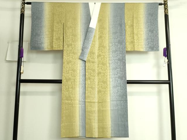 平和屋着物■上質な長襦袢　無双仕立て　草花地紋　暈し染め　逸品　DZAB1545kh5