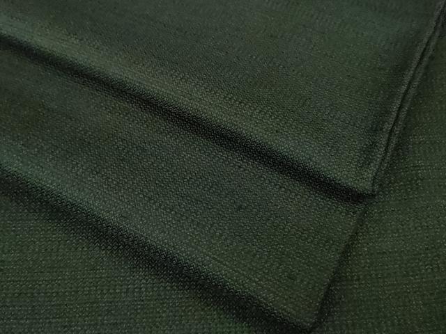 平和屋本店■極上　京都染織メーカー・貴久樹謹製　野蚕糸　ナチュラルタッサー　単衣　百入茶色　逸品　DZAB1552kh5