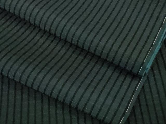 平和屋着物■極上　お召　吉野間道　さが美扱い　逸品　未使用　DZAB1572kh5