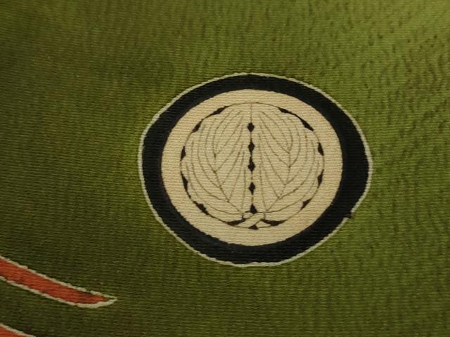 平和屋本店□極上 アンティーク 大正ロマン 振袖 渡橋立波松文 暈し