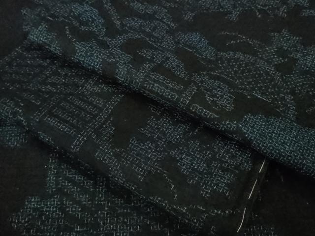 平和屋着物■極上　本場結城紬　重要無形文化財　80亀甲　風景松花文　逸品　未使用　DZAB1720kh5