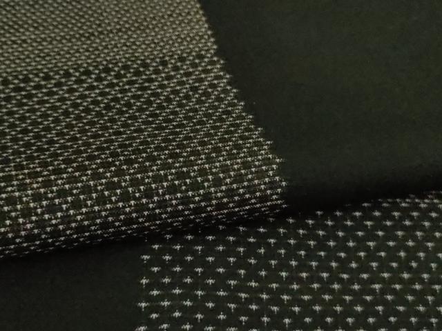 平和屋着物□極上 本場大島紬 9マルキ 変わり市松 ロング丈 逸品