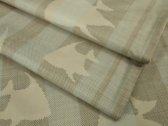 平和屋本店■極上　本場大島紬　白大島　7マルキ　エンゼルフィッシュ　逸品　DZAB1728kh5