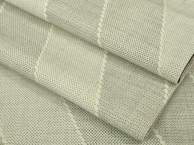 平和屋本店●極上　綿薩摩　東郷織物謹製　手織　160亀甲　斜線文　逸品　DZAB2261kh6