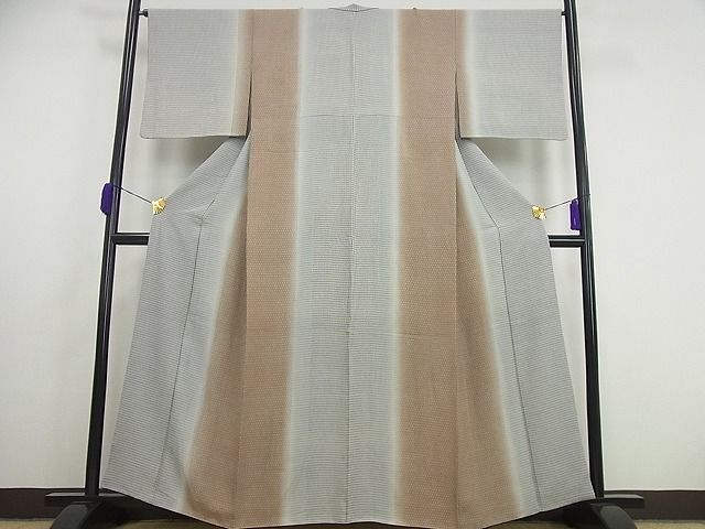 平和屋本店■極上　小紋師　藍田正雄　江戸小紋　吉祥間道　ますいわ屋扱い　逸品3s4884