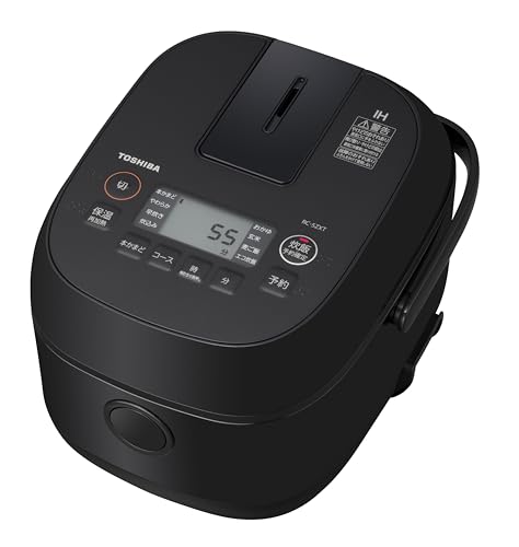 TOSHIBA東芝 炊飯器 3合 RC-5ZXTK ブラック 一人暮らし IH 玄米 保温24時間