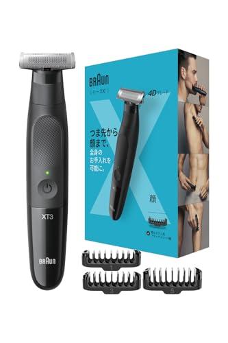 全身ムダ毛処理 ブラウン ボディフェイスグルーマー PRO X XT3000 ボデグルーマー ボディシェーバー 自然な長さに整える