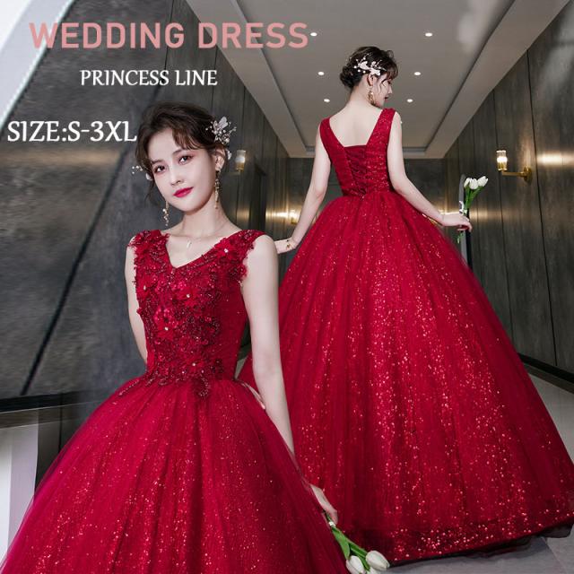 カラードレス パーティードレス レディース ワンピース 結婚式 花嫁 二次会 レース ドレス 少女 女性 腰縛り メッシュ かわいい フォーマル パーティー 大人 誕生日 新年会 演奏会