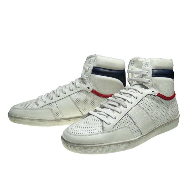 旧作お買い得セール！ SAINT LAURENT PARIS サンローランパリ メンズ スニーカー 靴 シューズ ハイカット SL10H / 580433 04L40 ホワイト