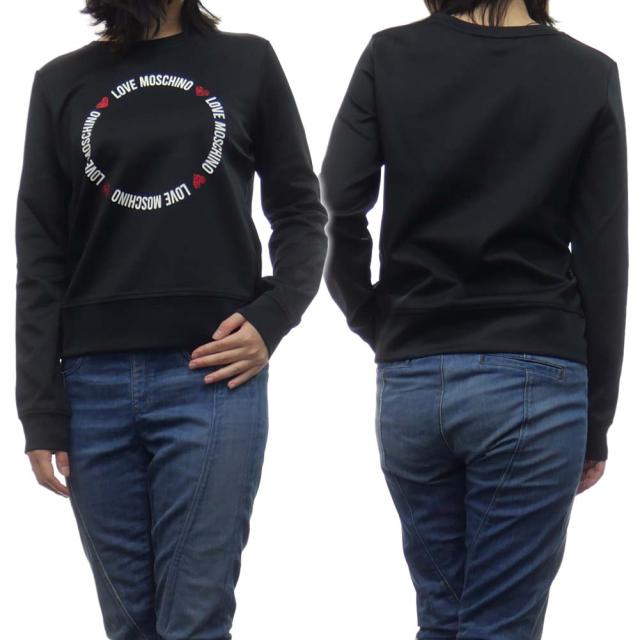 旧作お買い得セール！ LOVE MOSCHINO ラブモスキーノ トレーナー レディース W632205-E2168 ブラック
